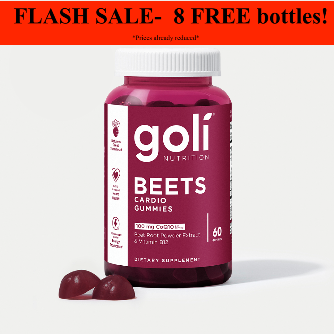 Goli Nutrition Beets Cardio Gummies | Unit = Case of 48 | Goli®