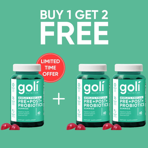 1 Pack of Goli® Probiotic+ Gummies
