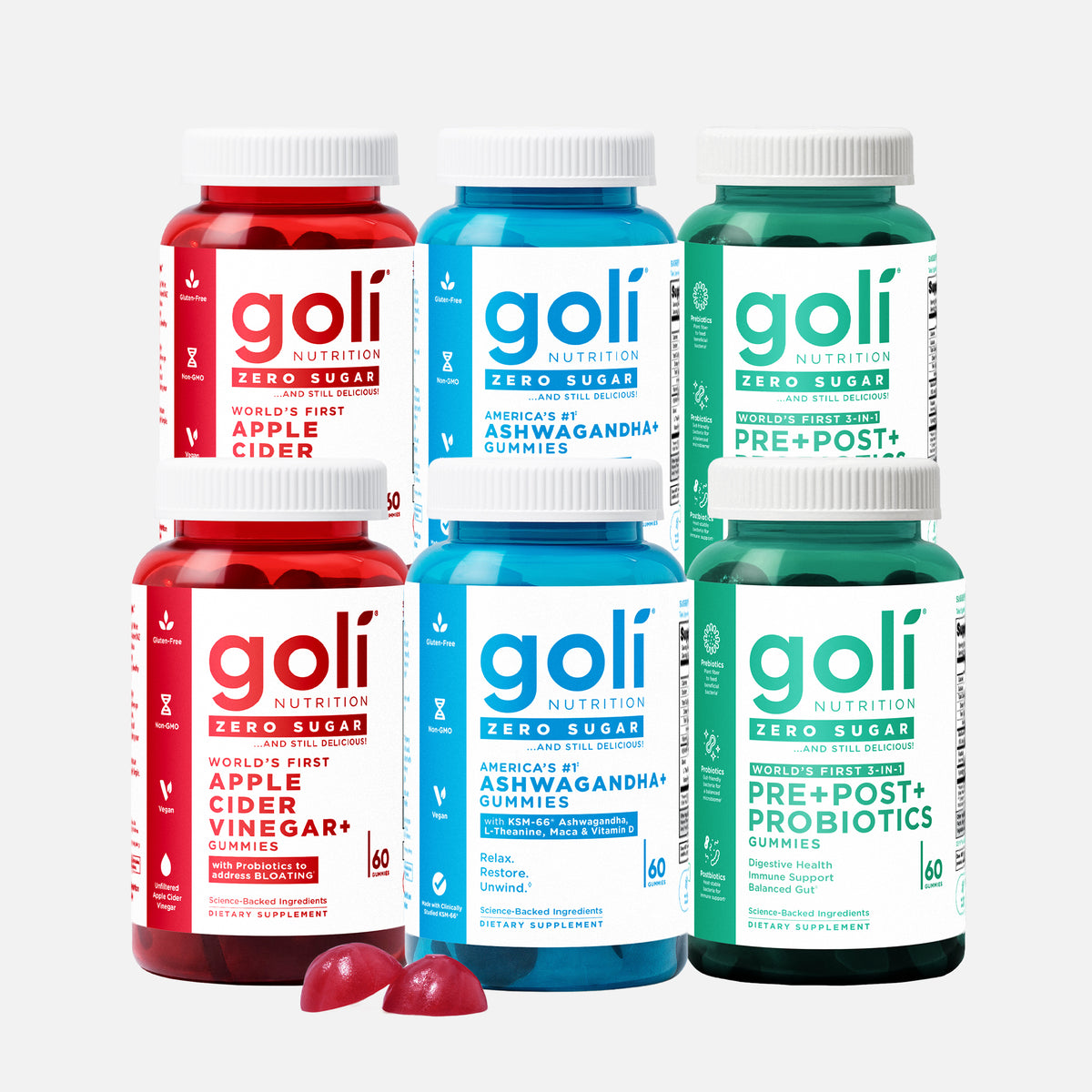 Zero Sugar Essentials 6-Pack | Goli®