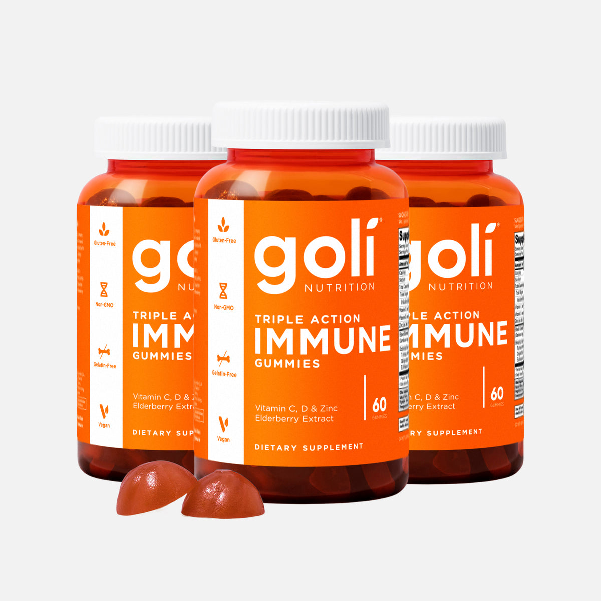 3 Bottles of Immune Gummies | Goli®