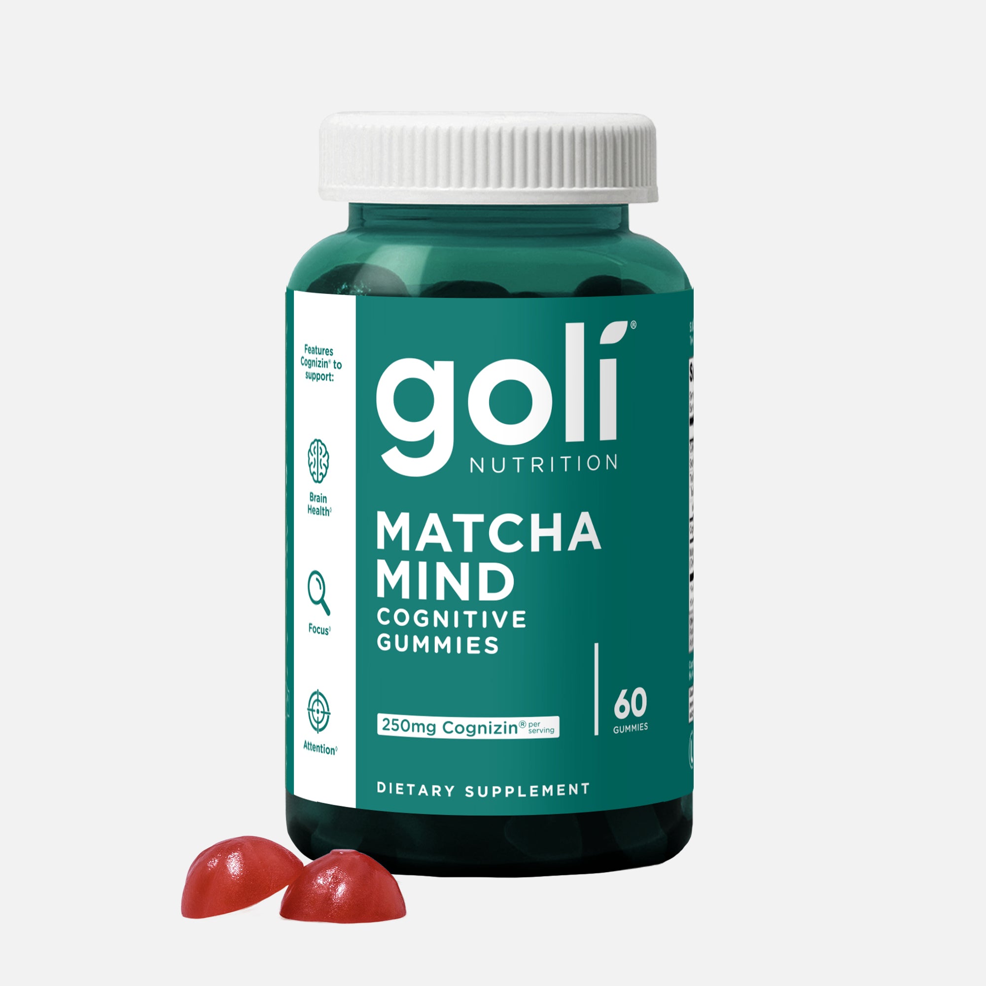 Goli® Matcha Mind Cognitive Gummies