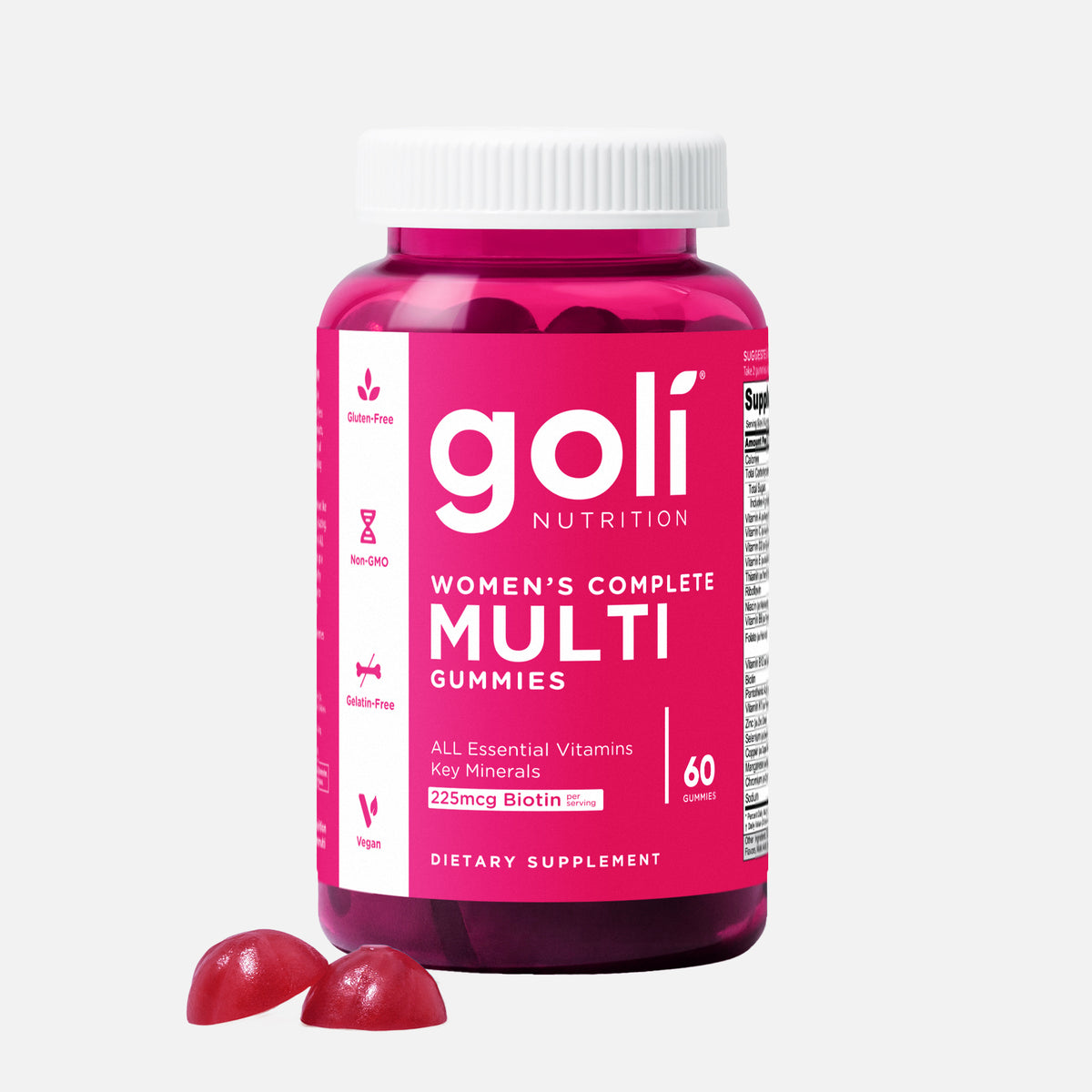 Goli Nutrition Women's Multi Gummies | Unit = Case of 48 | Goli®