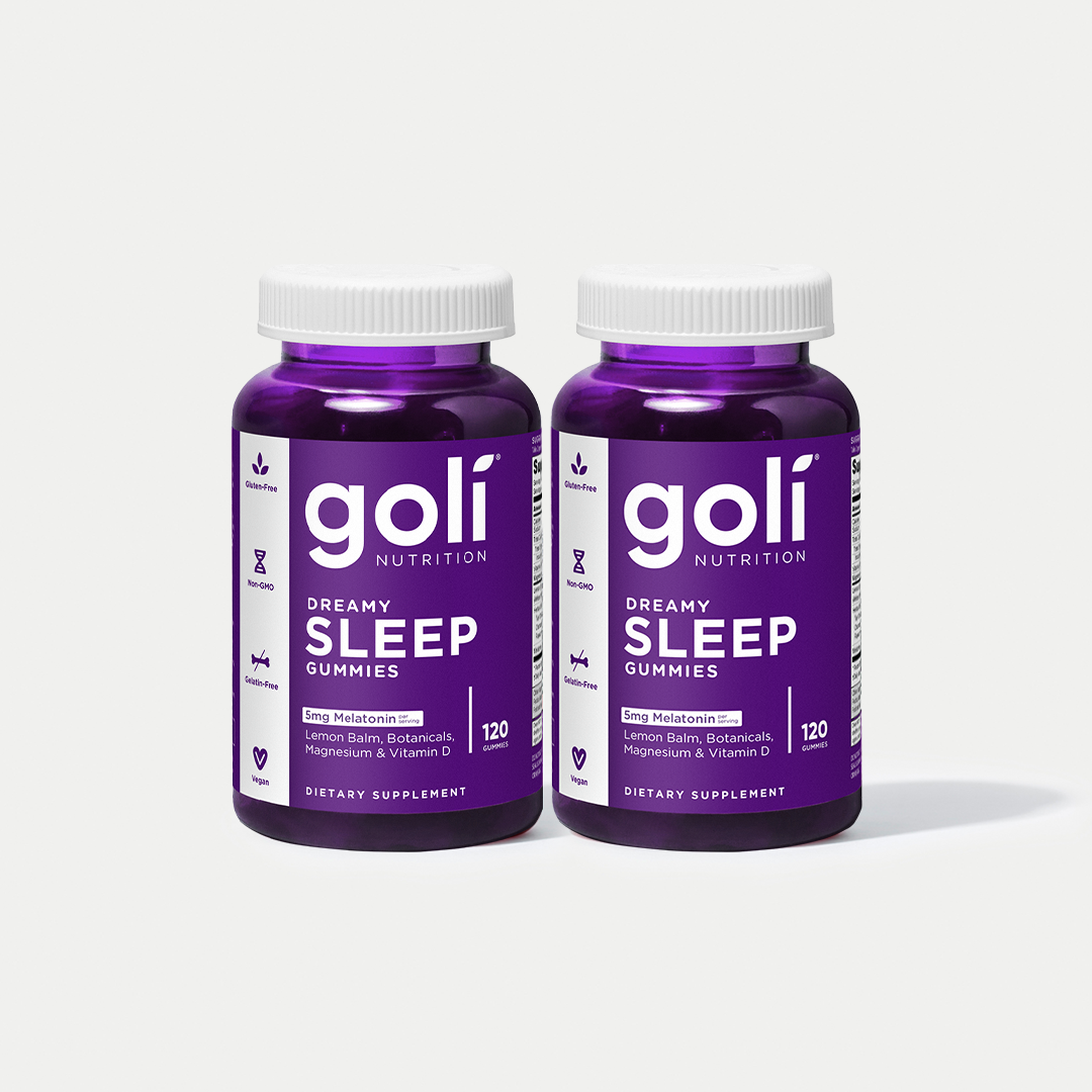 2 Bottles of 120ct Sleep Gummies | Goli®