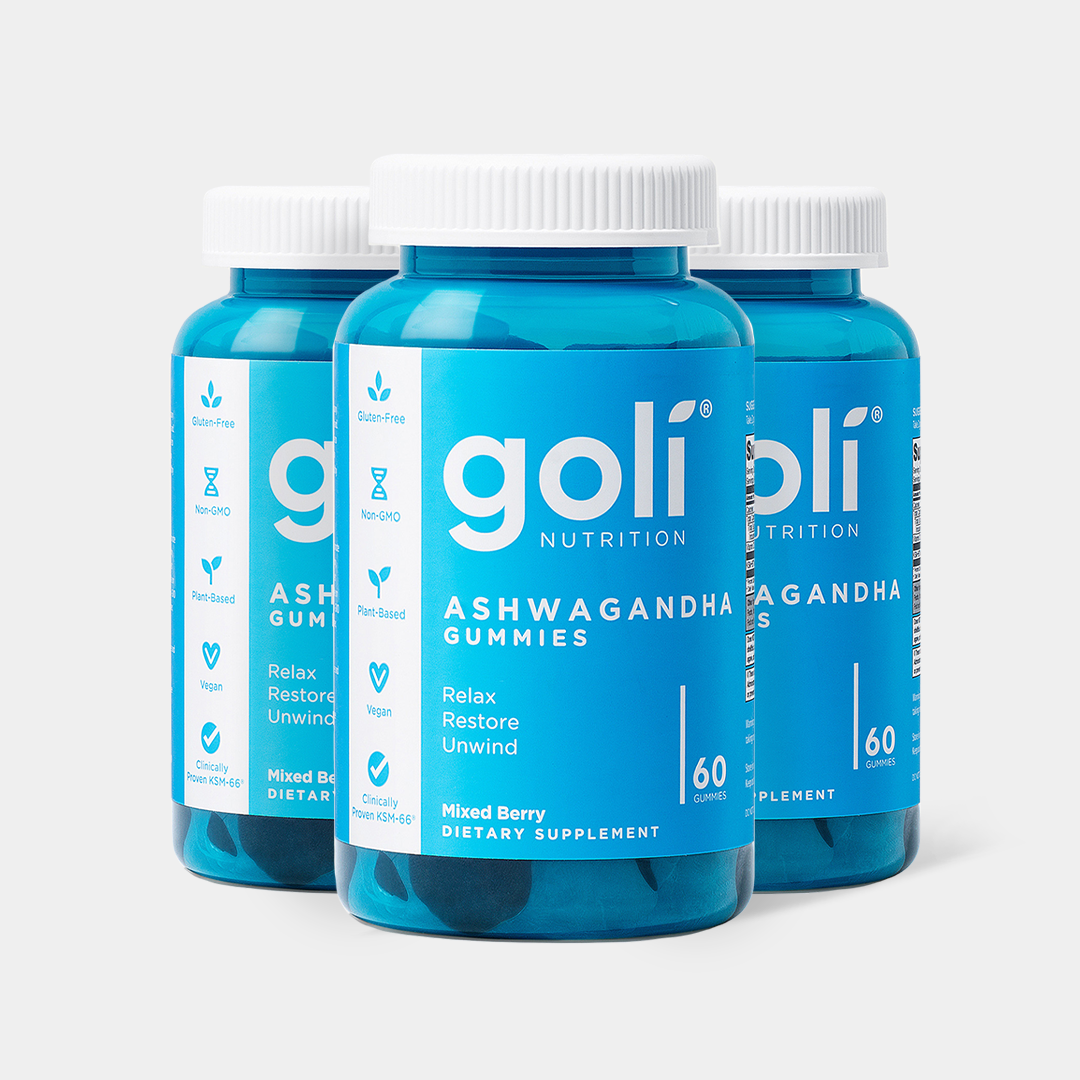 3 Bottles of Ashwagandha Gummies | Goli®